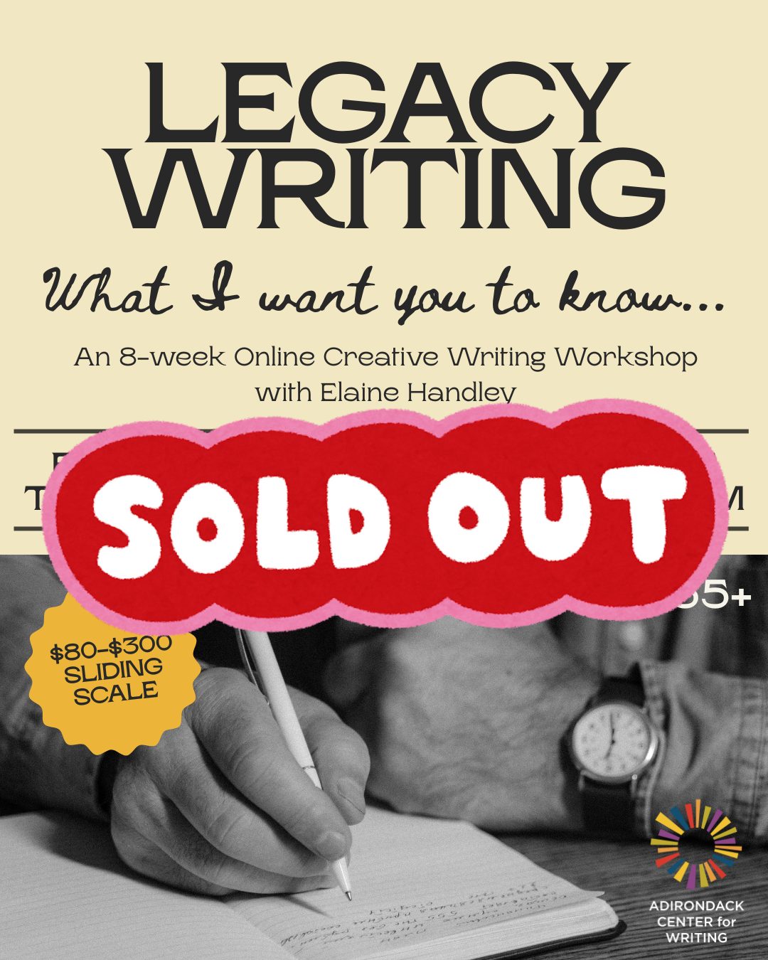 8-week Online Legacy Writing Workshop